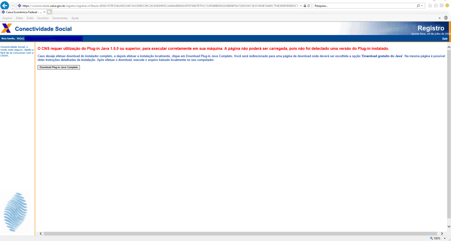 Erro Java na Conectividade Social ICP. Guia definitivo! - Dicas Tech ...